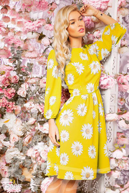 Легкое платье "Ромашки" (№ 15997) ♡ Gepur - women clothes store