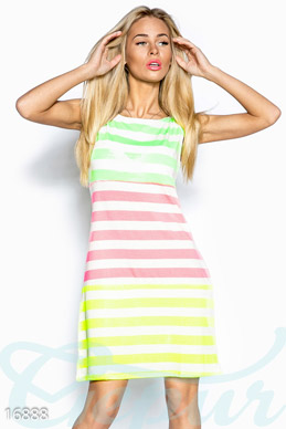 Яркое неоновое платье (арт. 16888) ♡ интернет-магазин Gepur