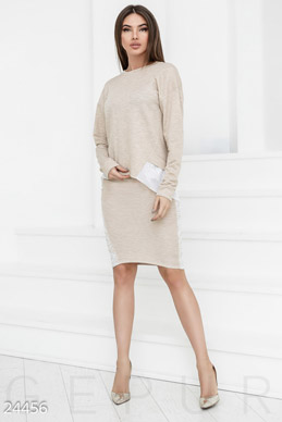 Трикотажный костюм кружево (№ 24456) ♡ Gepur - women clothes store