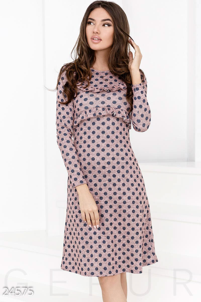 Платье в горошек (№ 24575) ♡ Gepur - women clothes store