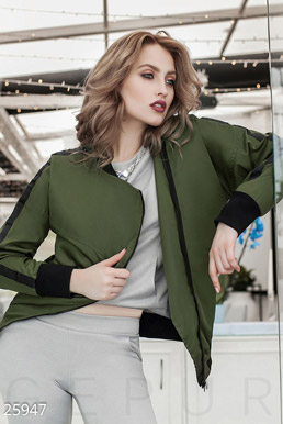 Стильная куртка-ветровка (№ 25947) ♡ Gepur - women clothes store