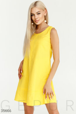 Сукня а-силуету з кишенями (арт. 35666) ♡ інтернет-магазин Gepur