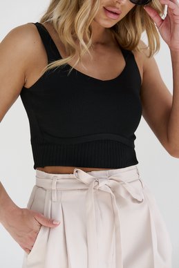 Basic black top (№ 43798) ♡ Gepur - women clothes store